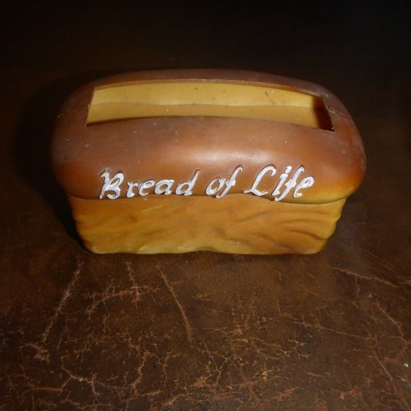 Vintage | Accents | Vtg Plastic Promise Box Bread Of Life Cross ...